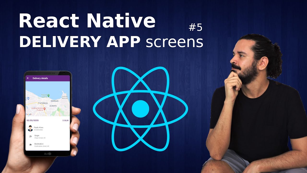 REACT NATIVE Tutorial #5 - Delivery app screens and components