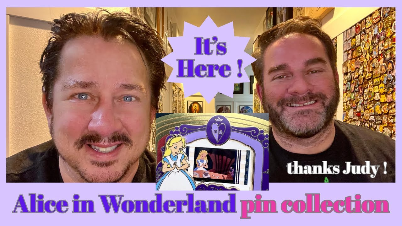 Alice in Wonderland Disney Pin Collection #disney #disneypins #pincollection #pintrading #pinuboxing