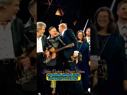 Kevin Costner and Bryan Adams at the 2024 Bambi Awards: A Night of Legends!