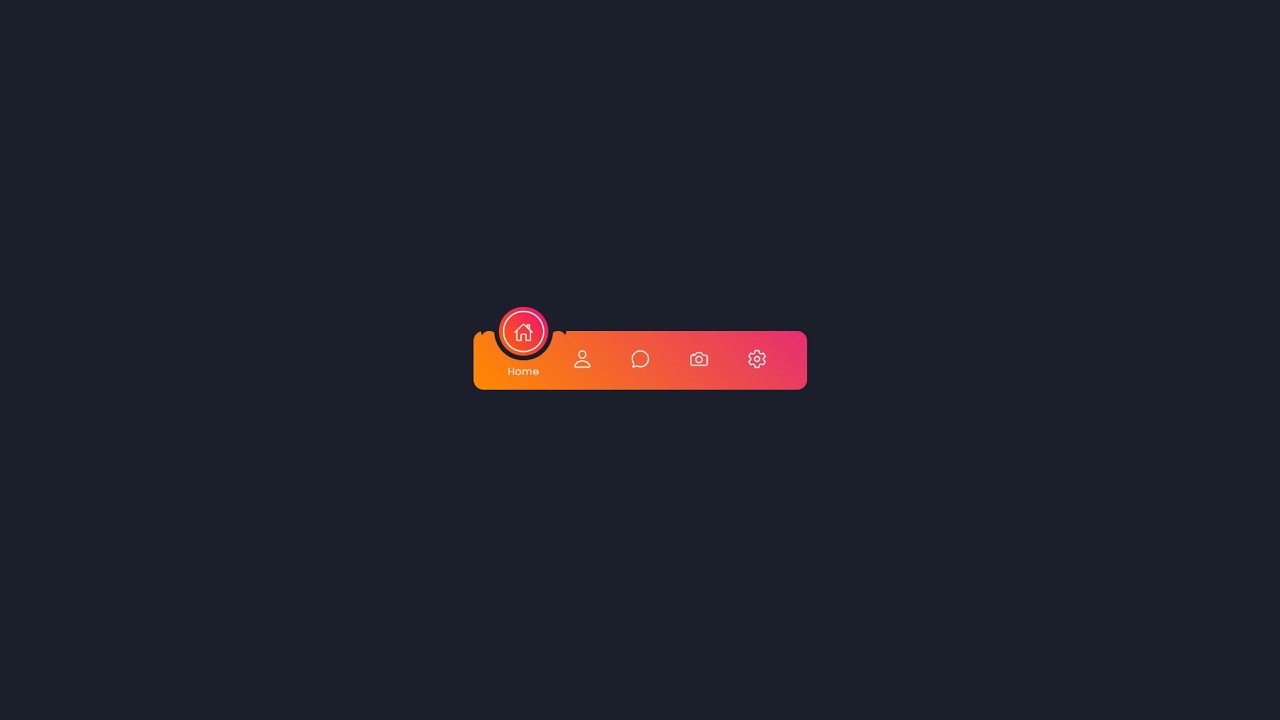 Magic Navigation Menu with Active Indicator | Animated Navbar Tutorial #htmlcssjavascriptproject