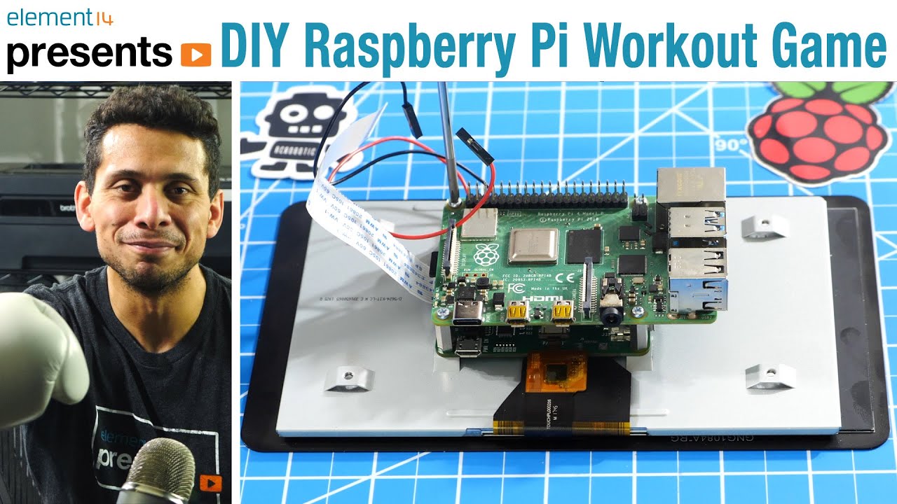 Make your Own Raspberry Pi 4 Boxing Game with intel realsense Depth Camera -- Episode 448 ...