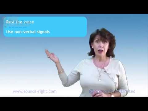 Voice Skills For Teachers - Checklist (Extract)