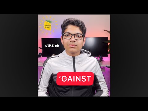 'Gainst meaning || English language || word Power || vocabulary building || #shorts