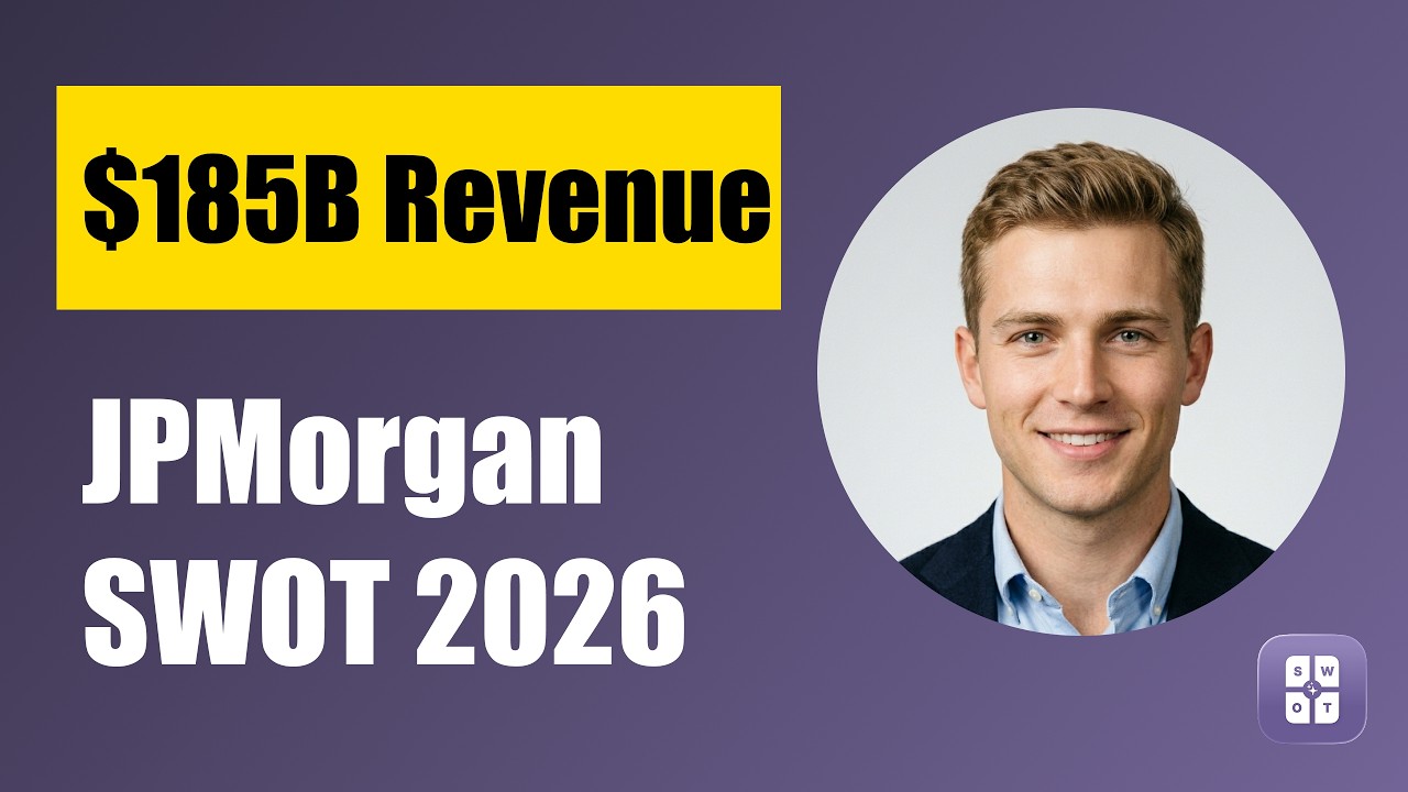 JPMorgan Chase SWOT Analysis 2026: $185B Revenue, Apple Card Bet & AI Banking Arms Race