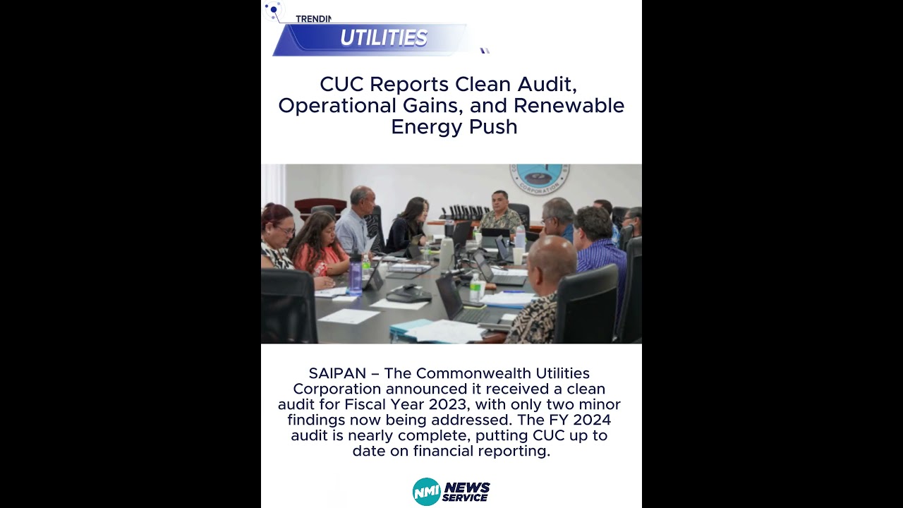 CUC Reports Clean Audit, Operational Gains, and Renewable Energy Push