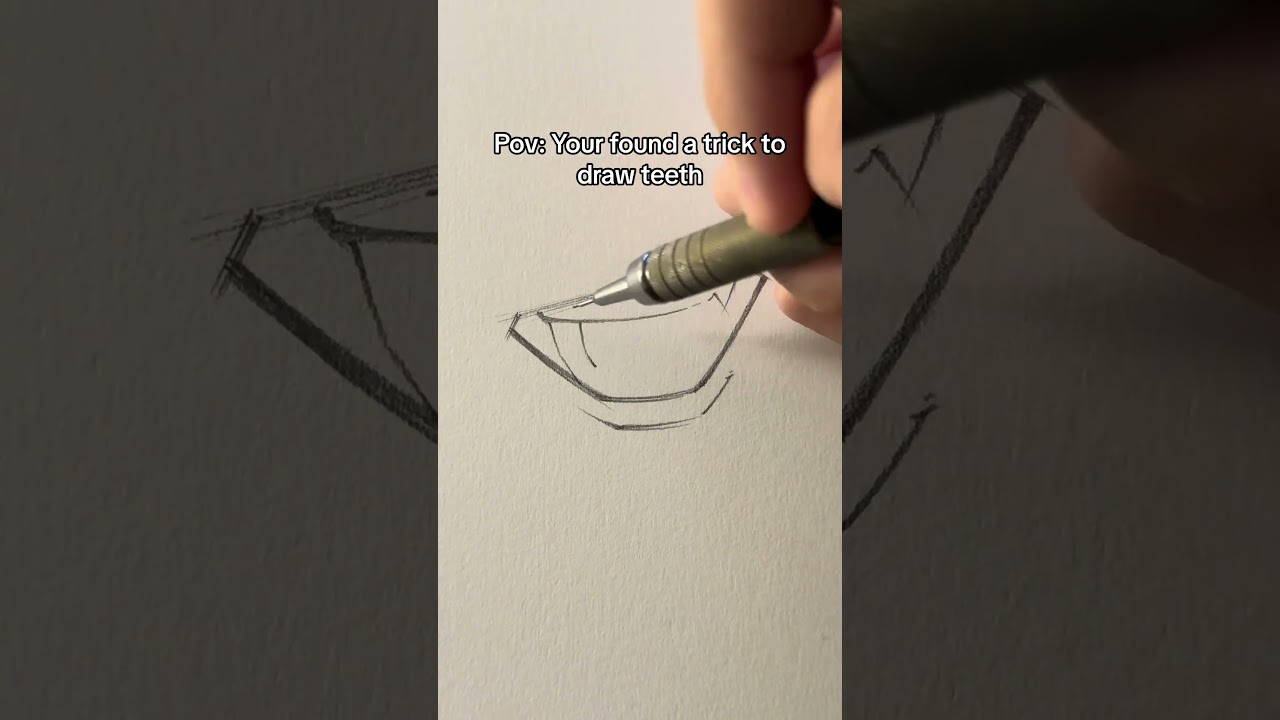 Pov: You found a trick to draw teeth || Jmarron