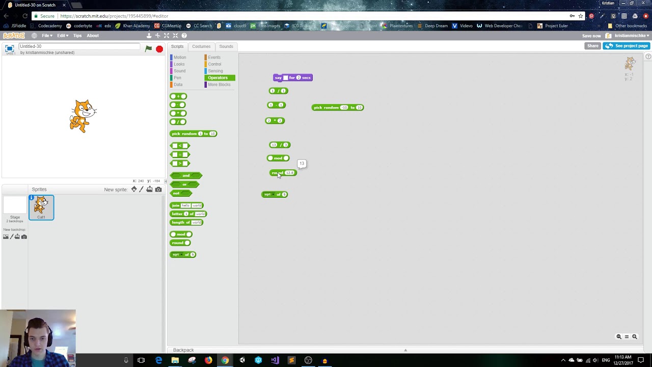 Scratch Programming - Math Operations