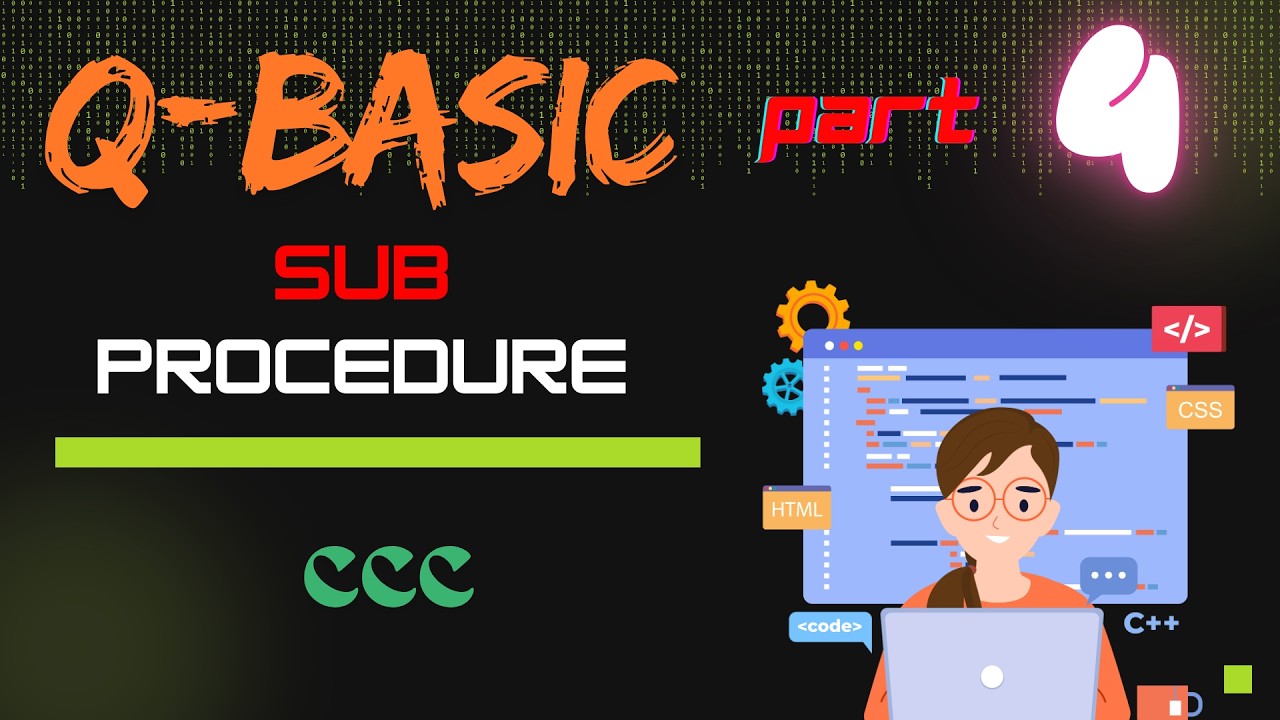 QBasic program to count vowels in given word using SUB procedure. #codecoffeecircuit #qbasic