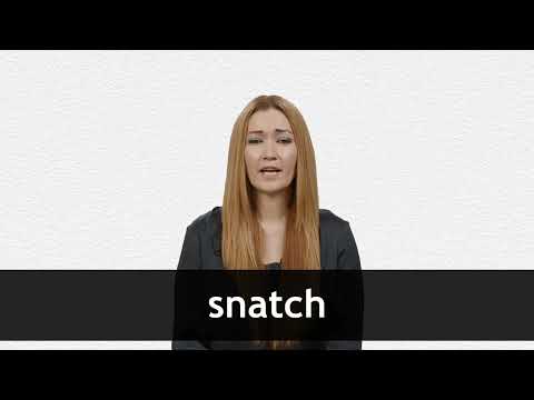 SNATCH 释义 | 柯林斯英语词典