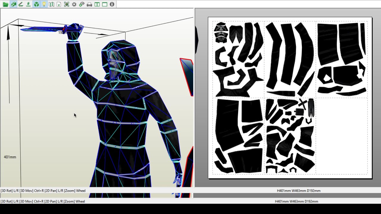 Ghostface papercraft