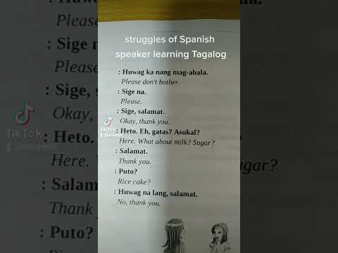 Spanish speaker learning Tagalog be like