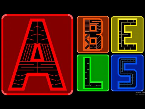 The Alphabet Race! - Elimination Marble Race In Algodoo