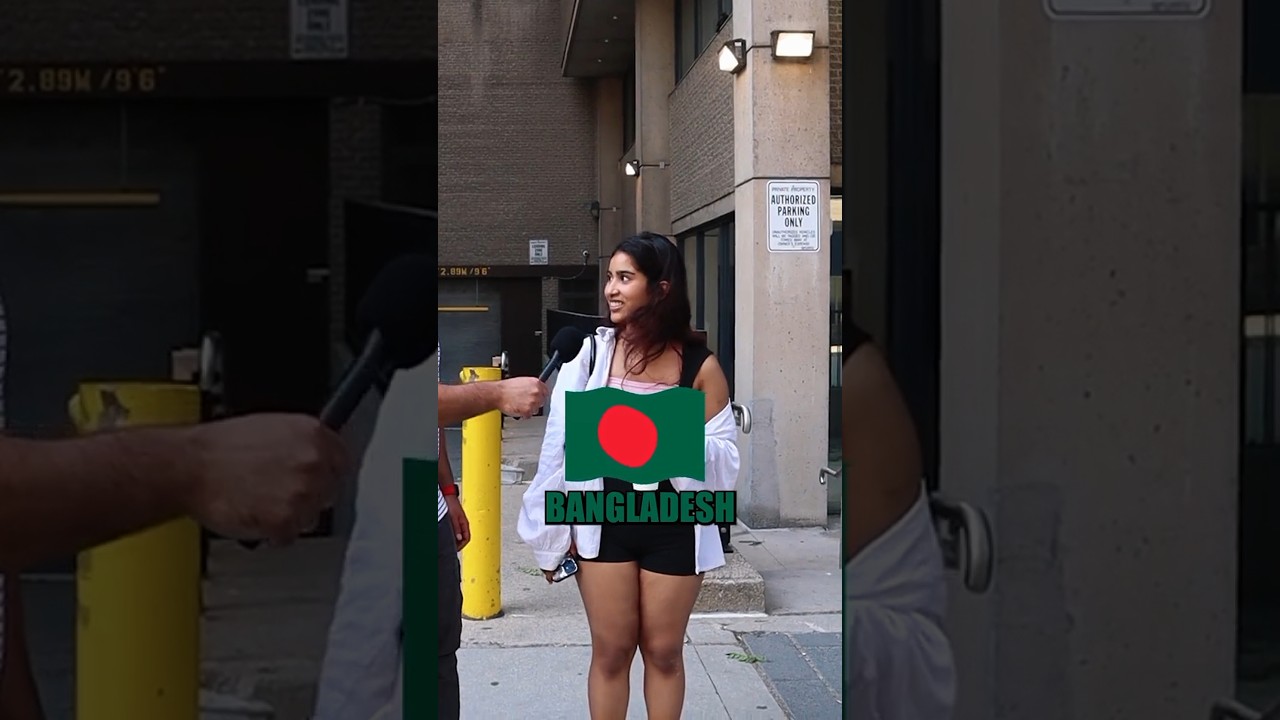 From Bangladesh🇧🇩 Bangladeshi girl Interview in Canada🇨🇦 #bangladesh #canada #shortsfeed