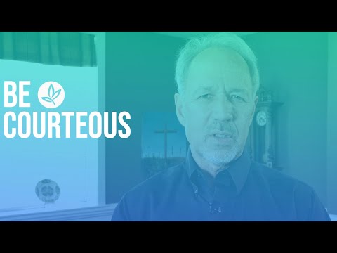 Be Courteous | Minute Message by Pastor Waller