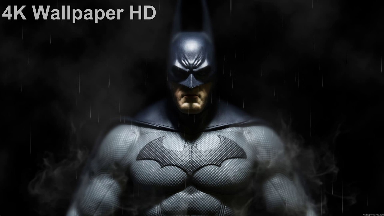 Batman Intense Close-Up 🦇🔥🖤 | 4K Ultra HD Live Wallpaper