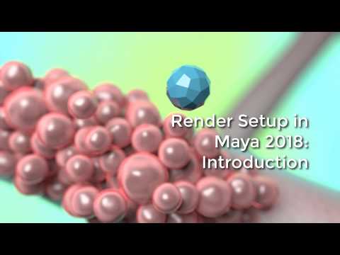 Render setup in Maya 2018