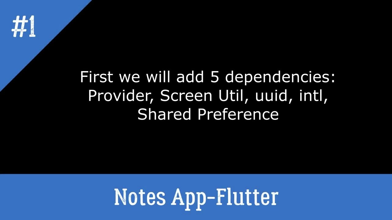 Build a Notes App in Flutter | Step-by-Step Tutorial for Beginners