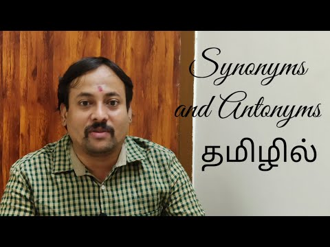 Synonyms and antonyms || Spoken English through Tamil || Live2Learn,Learn2Live