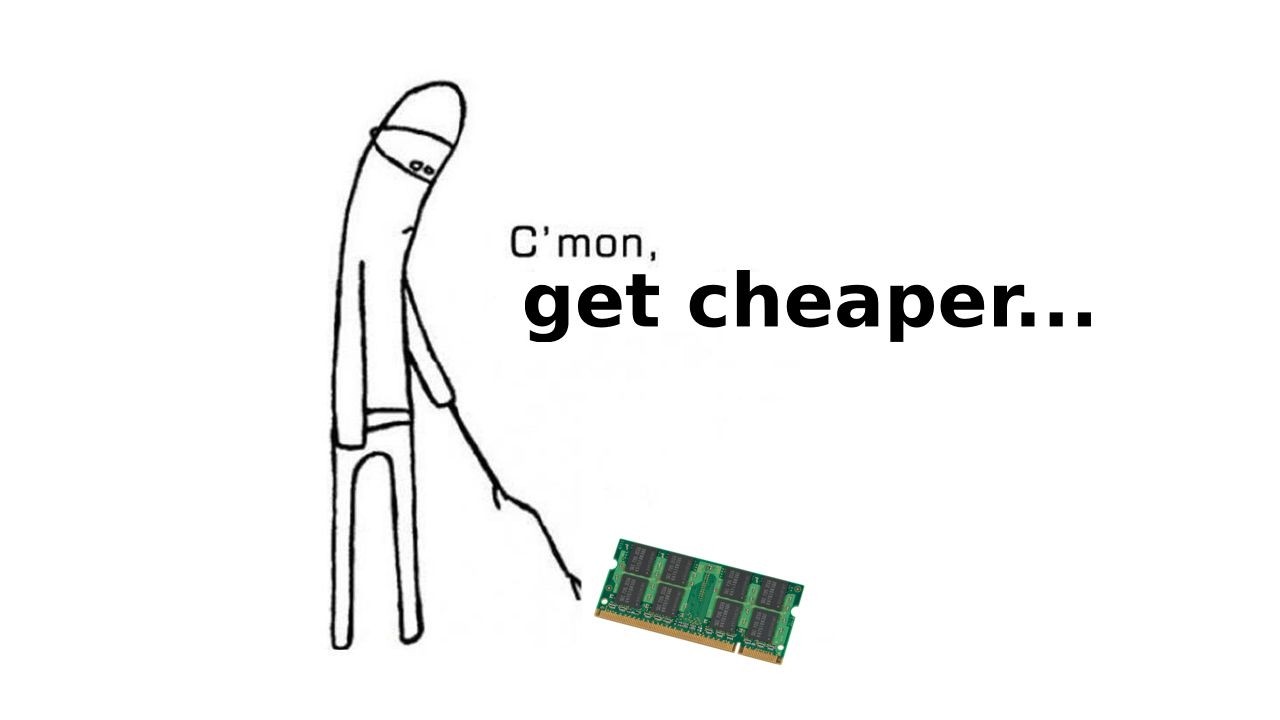 Will RAM get cheaper or are we delusional?