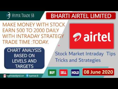 Bharti Airtel Share Price 09 june/Bharti Intraday tips/Bharti Airtel Latest Share New/intraday tips