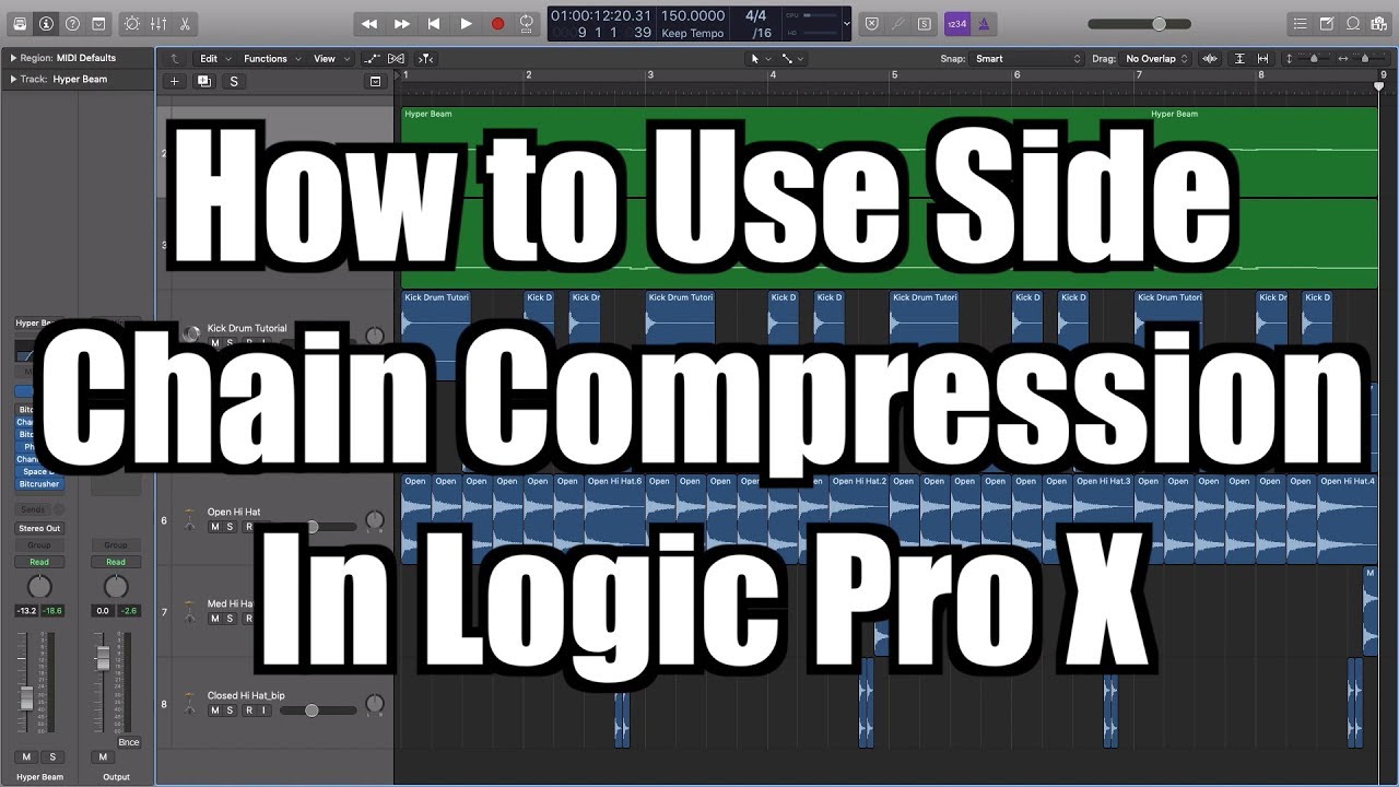 How to Use Side Chain Compression in Logic Pro X - TimmyG