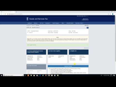 How to file GSTR 1 and GSTR 3B GST Return online Full Tutorial Nov 2019