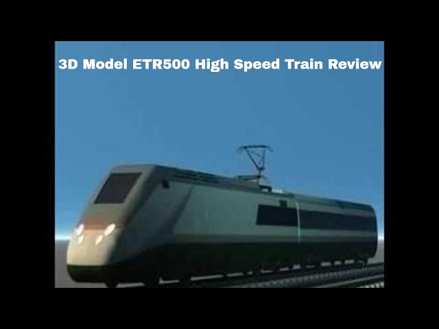 ETR500 high speed train 3D Model - FlatPyramid