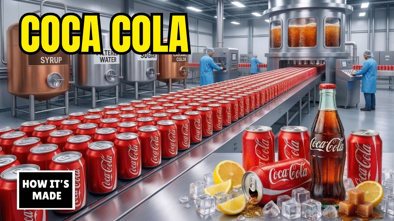 How Coca-Cola Is Made... And The Secret Behind Its Billion-Dollar Recipe