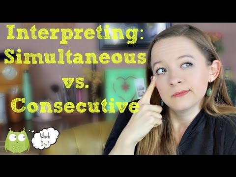 Simultaneous vs. Consecutive Interpreting ┃ ASL Stew