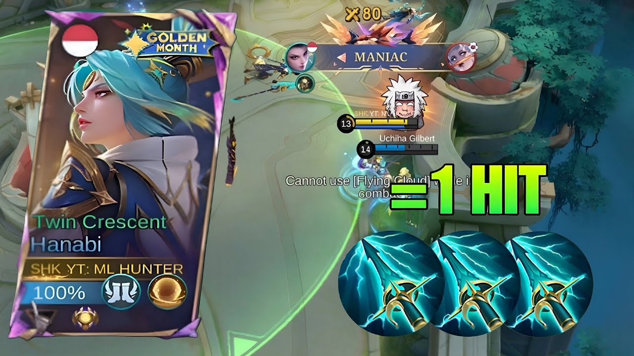 HANABI BEST 1 HIT BUILD 2026!! (Enemy totally destroy 100% BROKEN) - MLBB