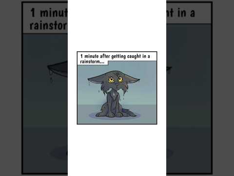 Rainy day [Grey Cat comic]