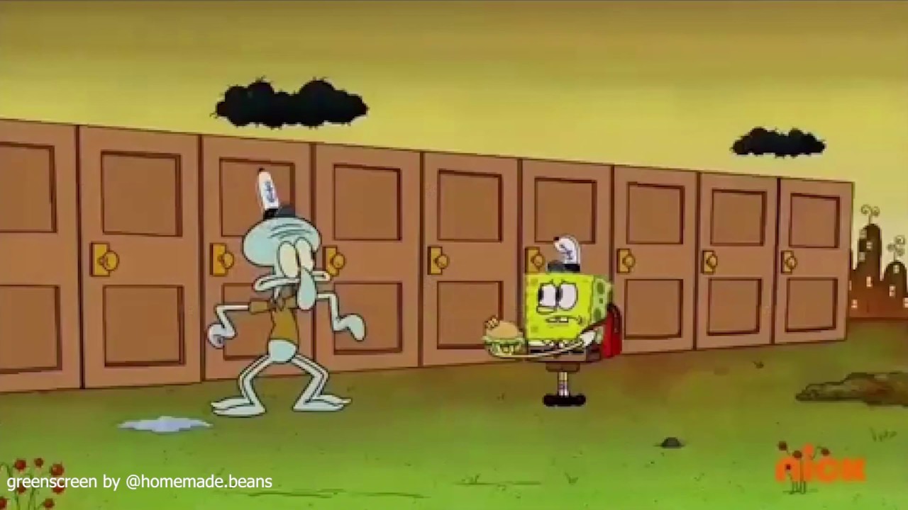 Spongebob doors (red mist reference) greenscreen