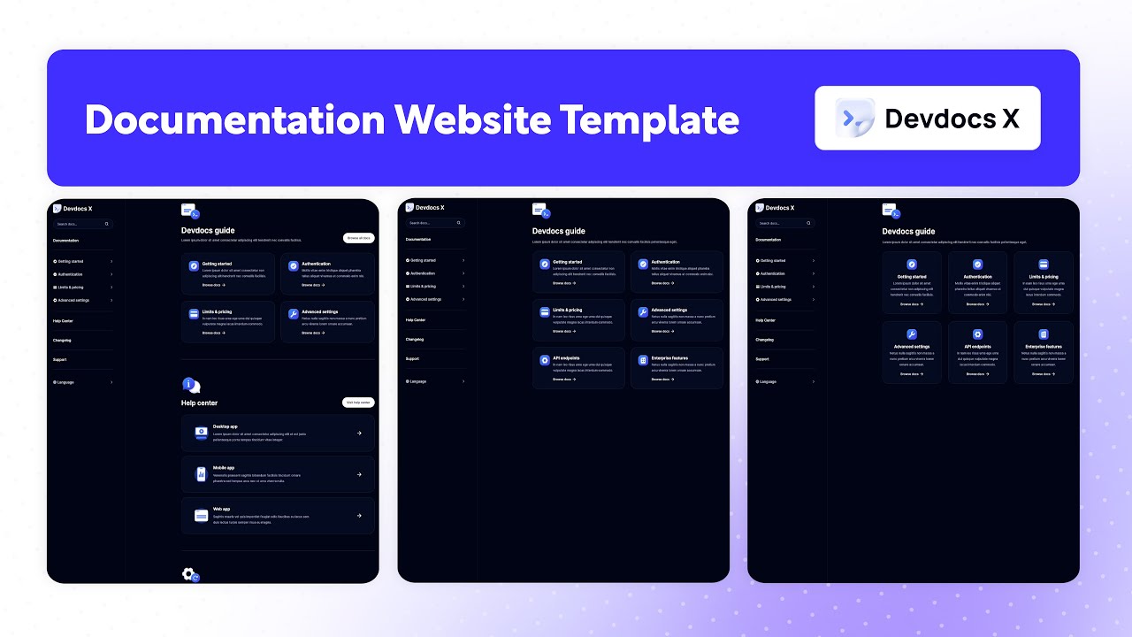 Documentation Website Template | Devdocs X - Brix Templates