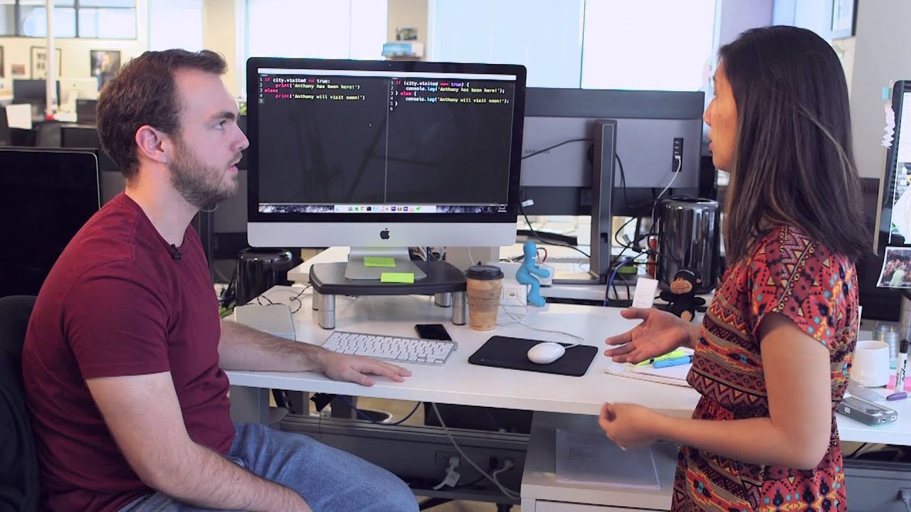 Comparing Lines of JavaScript to Python