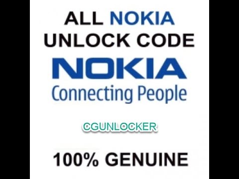 Any Nokia Unlock Code 100% Genuine No error Get Yours Today!