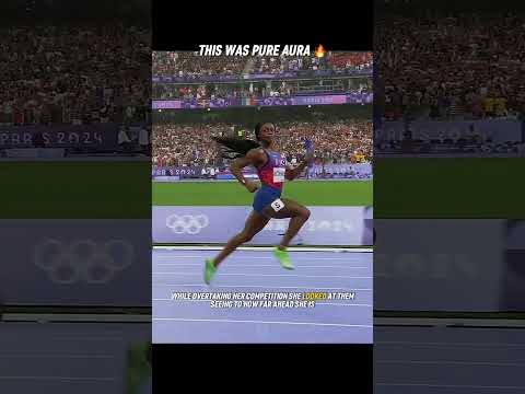 How Fast is she ? π€―π₯ | #olympics #speed #athlete
