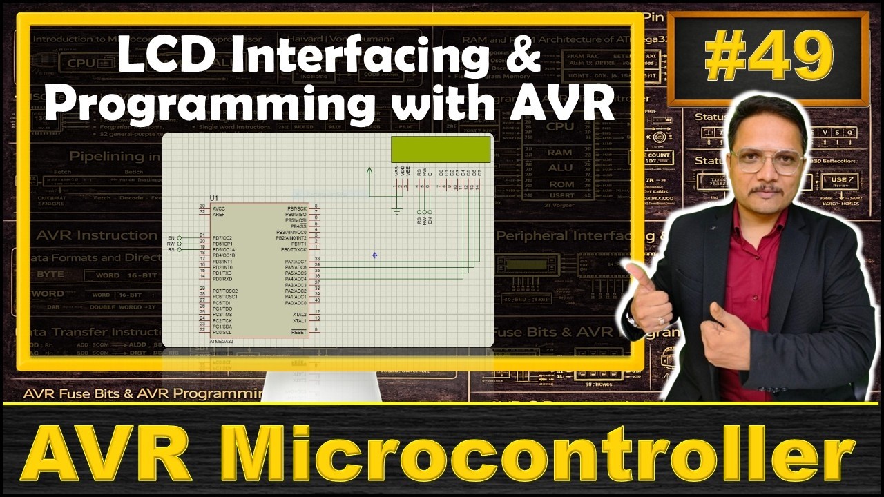 LCD Interfacing and Programming with ATmega32 Explained