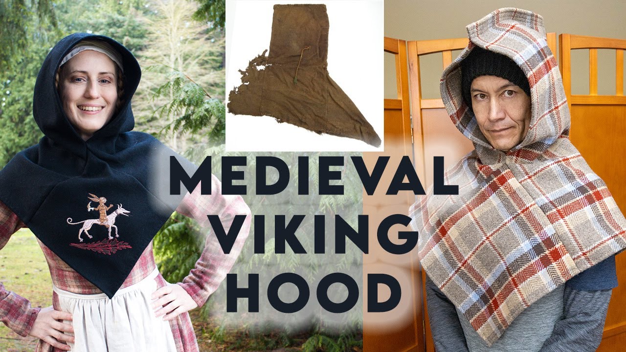 How to Make a Viking / Medieval Hood: The Skjoldehamn Hood from Norway