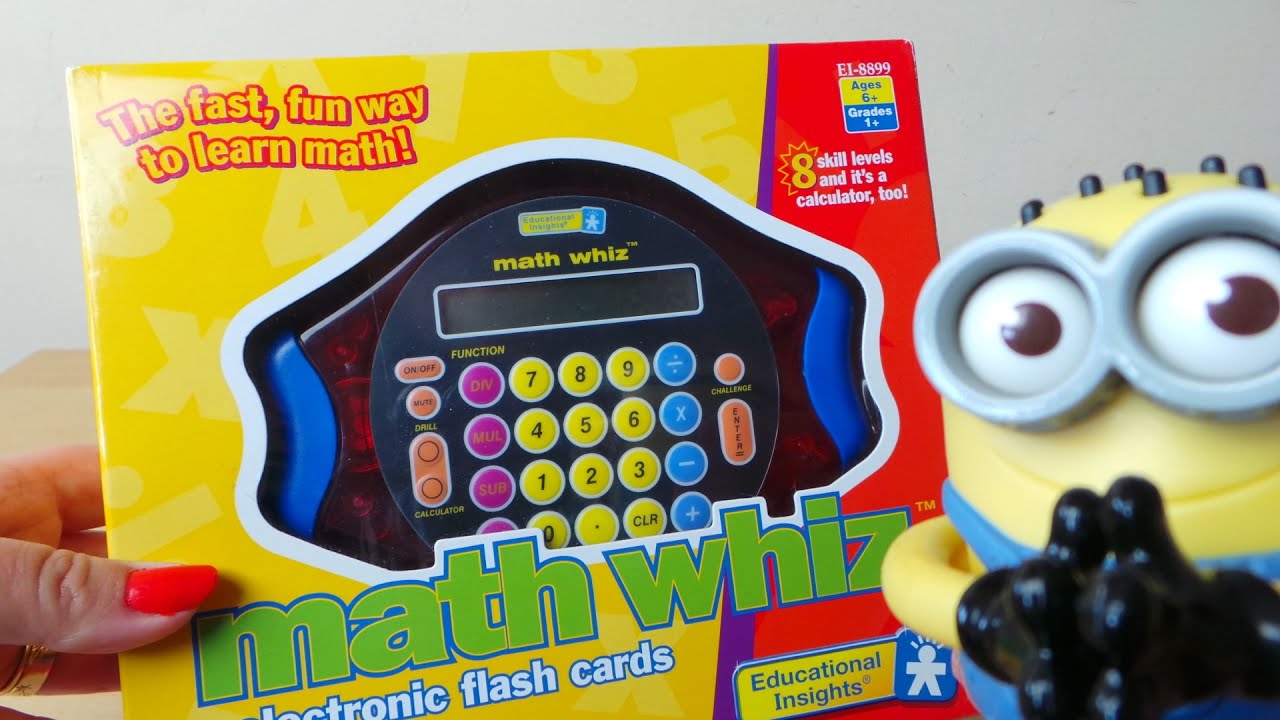 MATH WHIZ Electronic Flash Cards