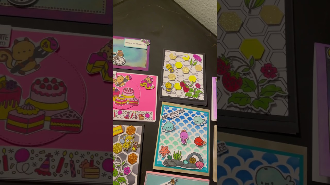 Handmade Greeting Cards. #papercrafts #cardtok #crafts #greetingcards #coloring #handmade