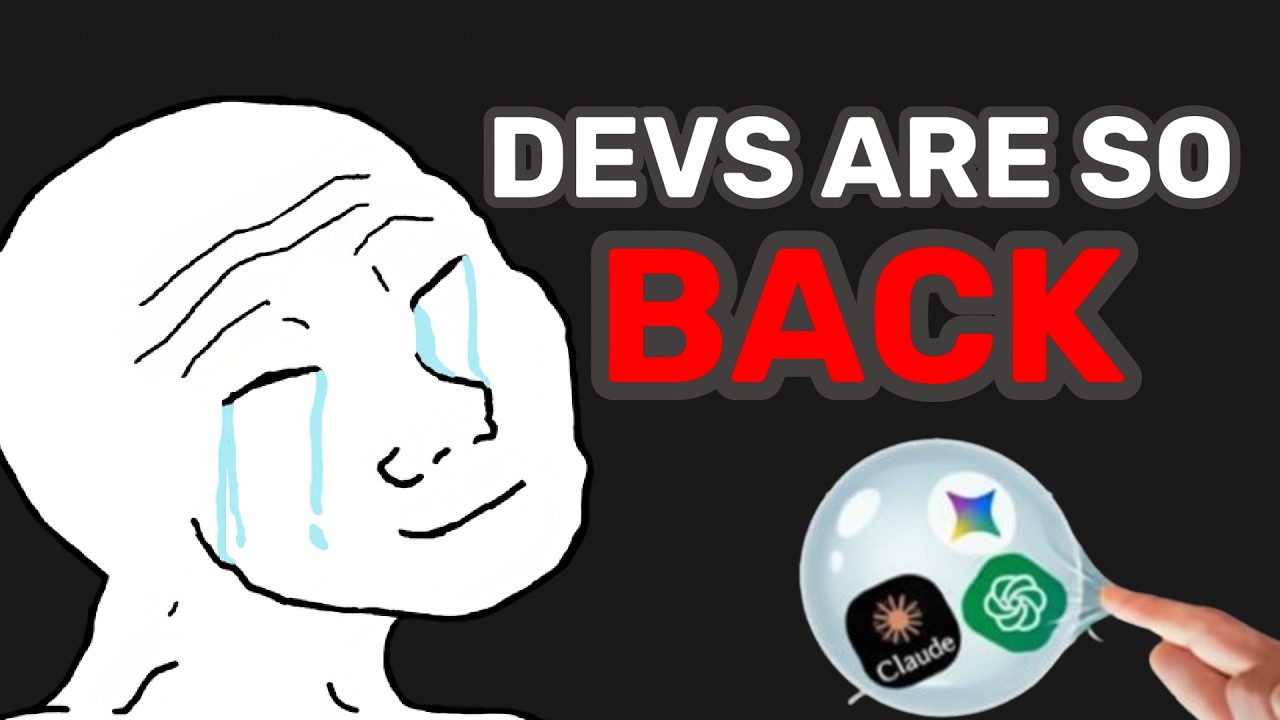 The AI Bubble Bursting Is Low Key Good For Devs