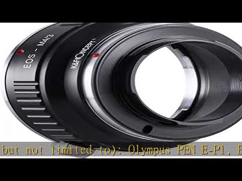 K&F Concept Lens Mount Adapter Compatible with Canon EOS (EF/EF-S) Mount Lens to M4/3(Micro Four Th