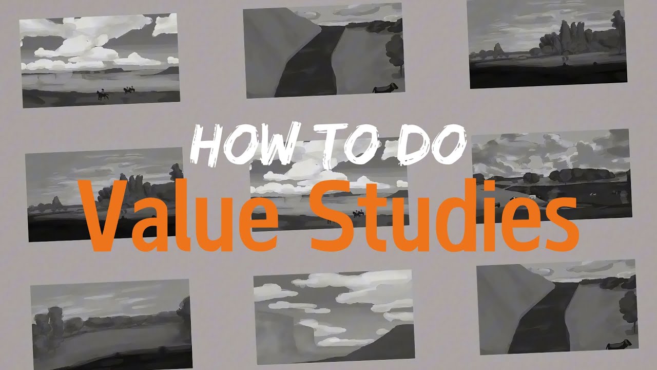How I Learned GRAYSCALE | Self Taught Value Studies