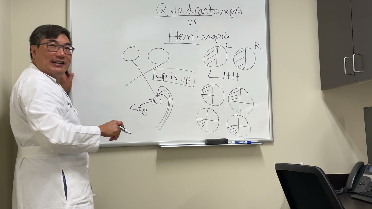 Quadrantanopia vs. hemianopia