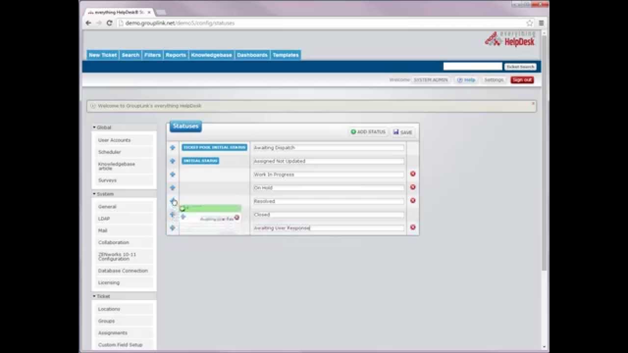 everything HelpDesk Initial Setup & Configuration