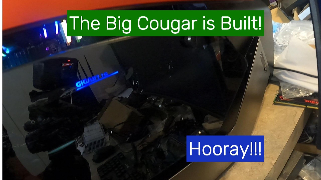 Building The Biggest PC of my Life! :) Finally Getting Started on the beautiful Cougar Conqueror 2
