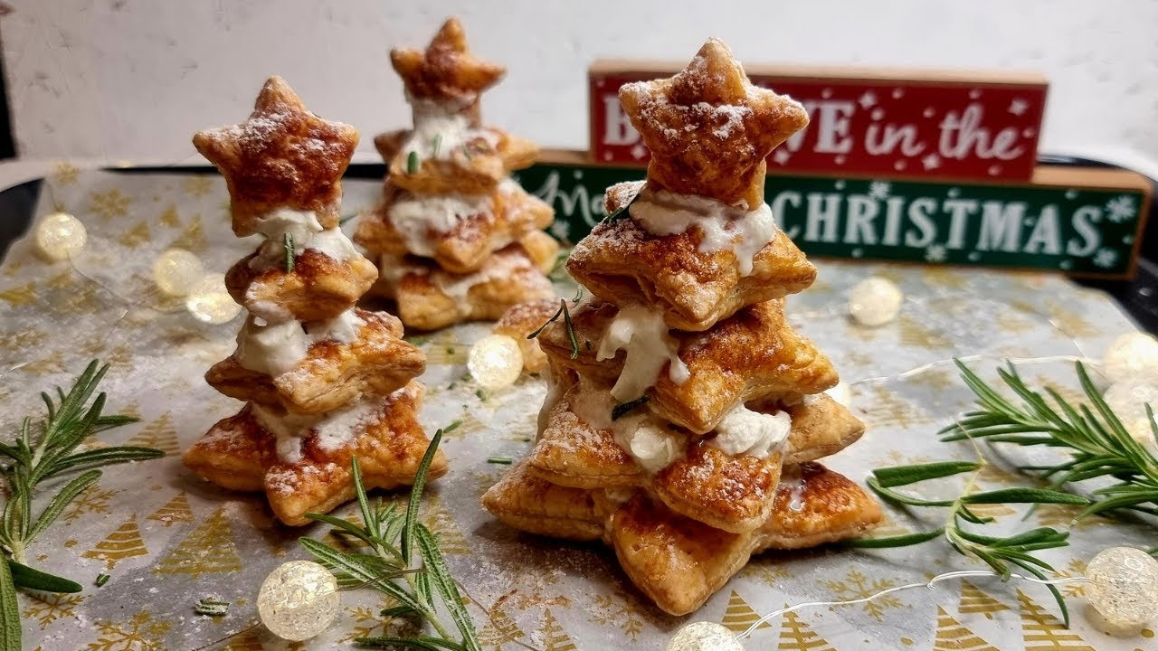 Bake the trend : Adorable christmas tree puffpastry  ideas !🎄🎄🎄