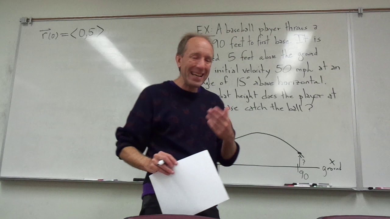 Position, Velocity, Acceleration Vector Example