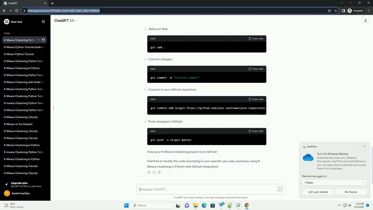 k means clustering python github