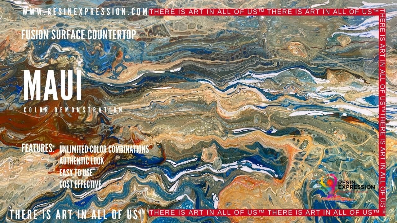 Maui Countertop Color Chart